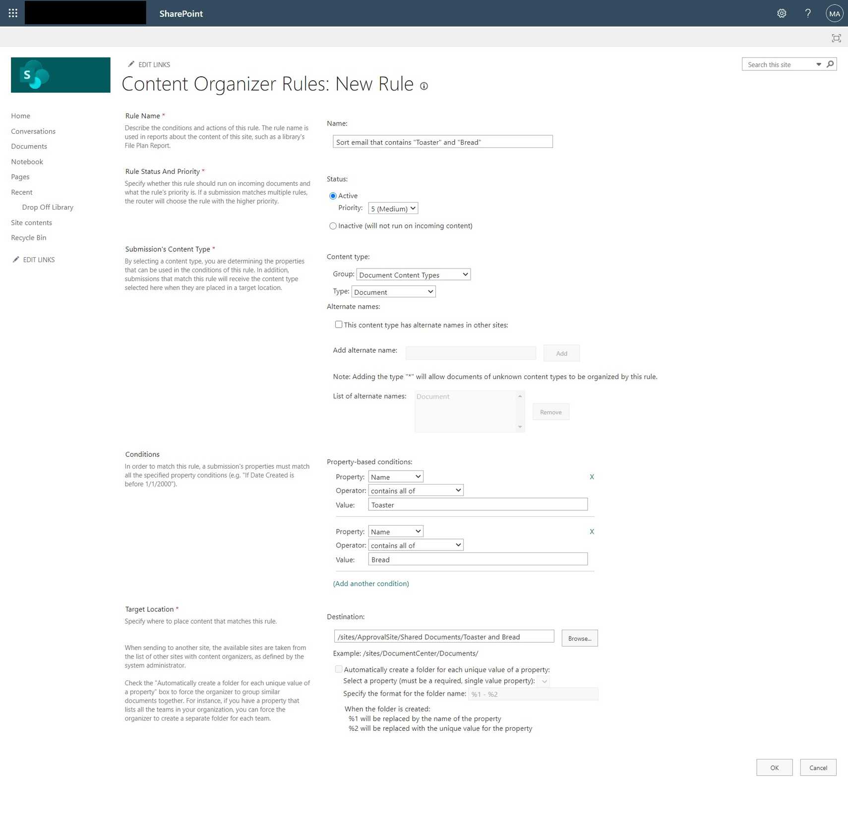 Recreate Content Organizer in PowerAutomate | https://billyperalta.com/