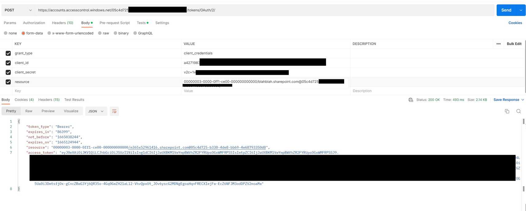 Accessing SharePoint REST API using Postman | https://billyperalta.com/